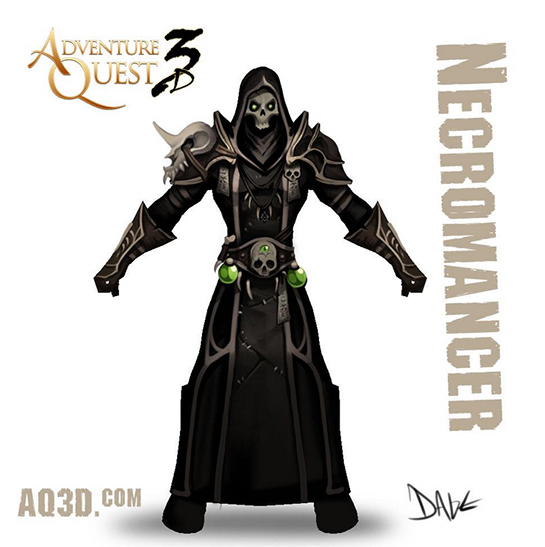 Obsidia Necromancer tagged AQW Design Notes